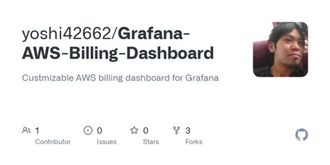 GitHub Yoshi42662 Grafana AWS Billing Dashboard Custmizable AWS Billing Dashboard For Grafana