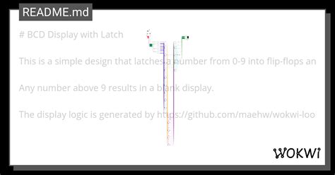 BCD Display With Latch Wokwi ESP32 STM32 Arduino Simulator