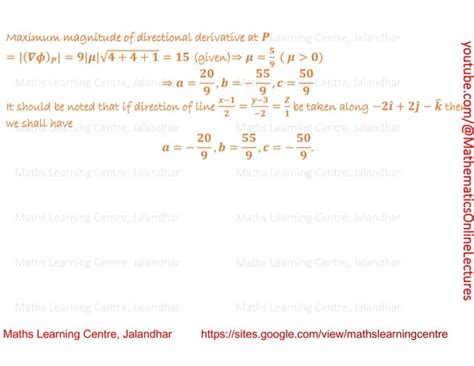 advanced mathematics vector calculus gradient lecture 2 pdf