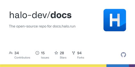 GitHub Halo Dev Docs The Open Source Repo For Docs Halo Run