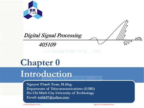 [pdf]xử lý tín hiệu số Đh bách khoa hcm ths nguyễn thanh tuấn dsp