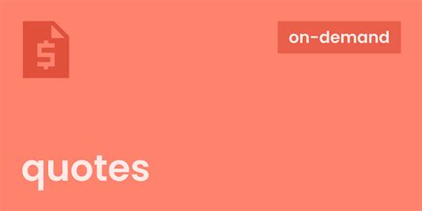 Building Quotes With Pandadoc