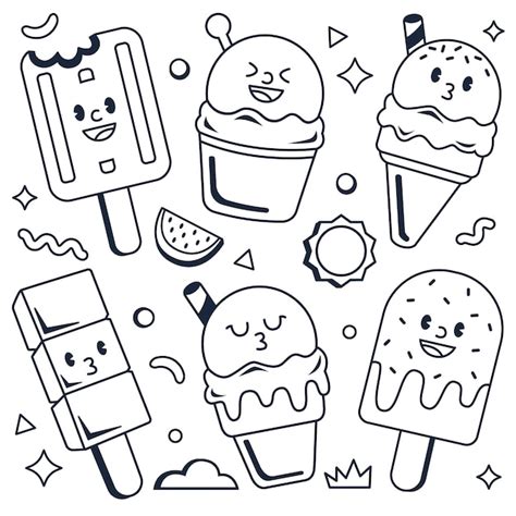 Dibujos De Helados Para Colorear E Imprimir 626x626