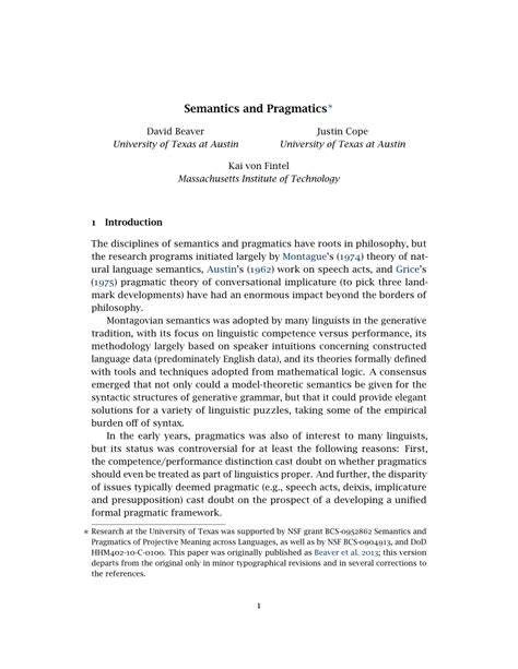 pdf semantics and pragmatics