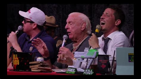 Ric Flair Triggered On Kill Tony Shane Gillis With The Perfect Response Youtube