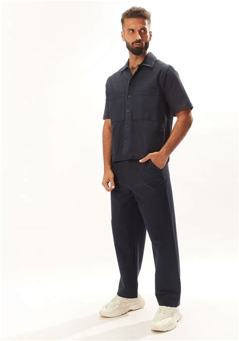 Buy Iconic Solid Shacket With Chest Pockets And Short Sleeves Splash Uae