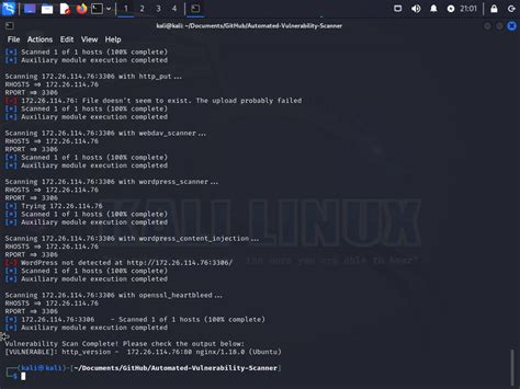 Github Willmartin03automated Vulnerability Scanner An Avs System For Educational And Ethical