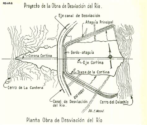 Proyecto De La Obra De Desviación Del Río [para La Construcción De La