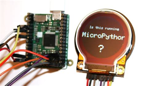 utiliser un tft rond avec micropython mchobby le blog