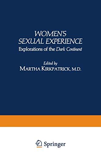 women s sexual experience explorations of the dark continent good