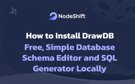 How To Install Drawdb Free Simple Database Schema Editor And Sql