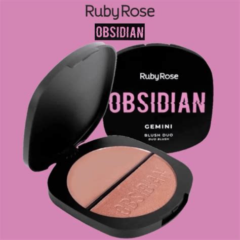 Blush Duo Gemini Obsidian Ruby Rose Ruby Rose Obsidian Shein Brasil