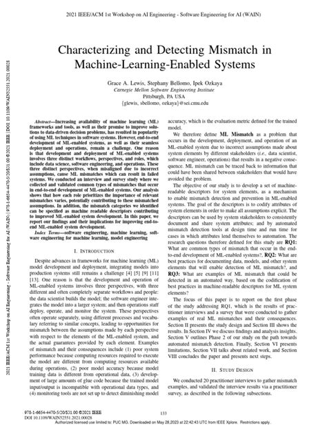 Gabriel Characterizing And Detecting Mismatch In Machine
