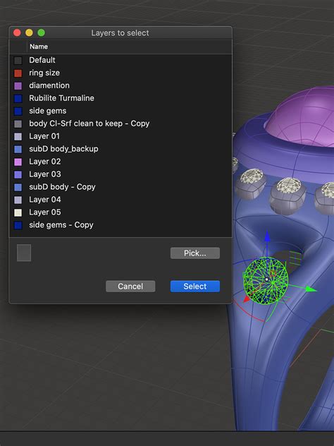 Layer Is Not Already Selected With The Select Layer Command On A Selected Object Like It Works