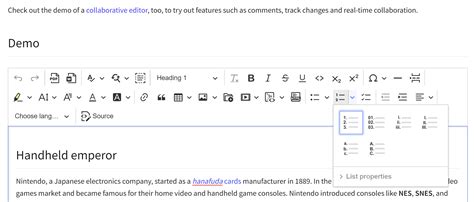 Focus Moves Diagonally In List Style Demo · Issue 12340 · Ckeditor