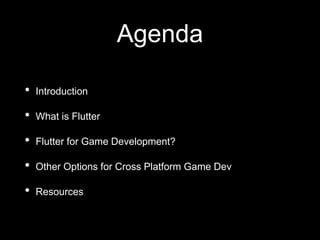 Flutter Game Development PPT