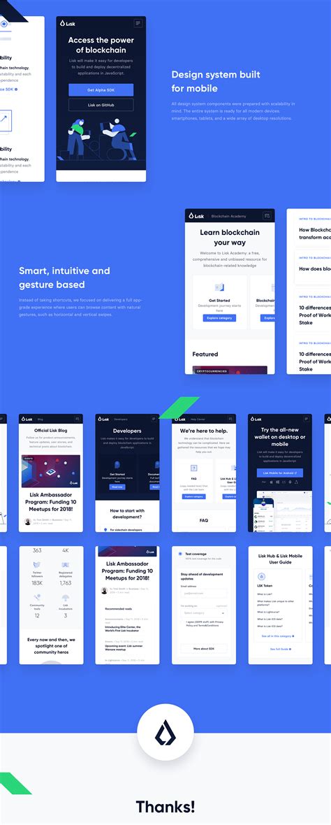 lisk your gateway into blockchain on behance