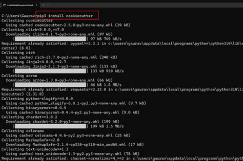 Install Cookie Cutter In Python GeeksforGeeks