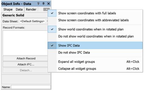 Assigning Ifc Data To Objects