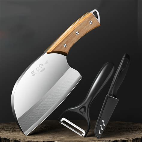 식당이나 음식 트럭을 위한 주방 가젯 식품 가위 감자 깍개 과일 칼 식재료를 자르는 칼 식재료를 자르는 날카로운 칼 스테인레스 스틸 주방 칼 세트 2개3개