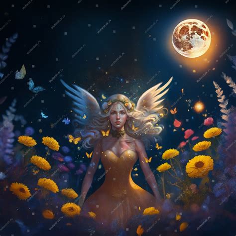 Fantasy Cartoon Artistic Image Angel Autdoors Ai Generated Image 2508330445 Shutterstock