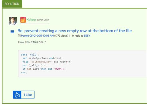 Solved Export To Csv Using Ods Causing Blank Row At The Bottom Of Csv