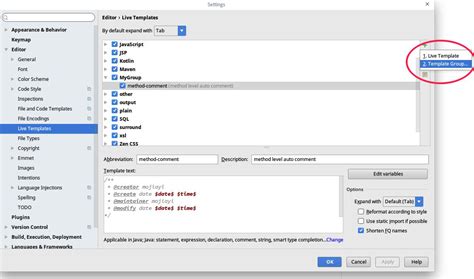 在 idea 中为类和方法自动生成注释 灰信网软件开发博客聚合