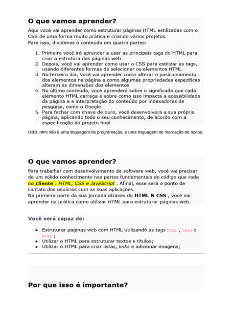 03 01 introdução a html e css pdf computadores