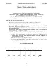 SP CSE Exam SOLUTION Unit Exam CSE Introduction To Computer Science II Spring