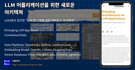 [gn] Llm 어플리케이션을 위한 새로운 아키텍쳐 읽을거리and정보공유 파이토치 한국 사용자 모임