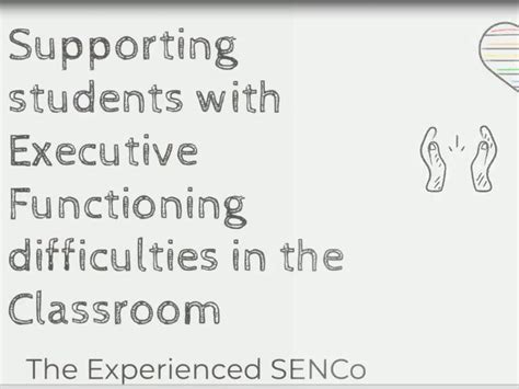 Teacher Training Video Executive Function Difficulties Teaching Resources