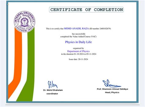 mohd anadil raza on linkedin physicsindailylife integraluniversity