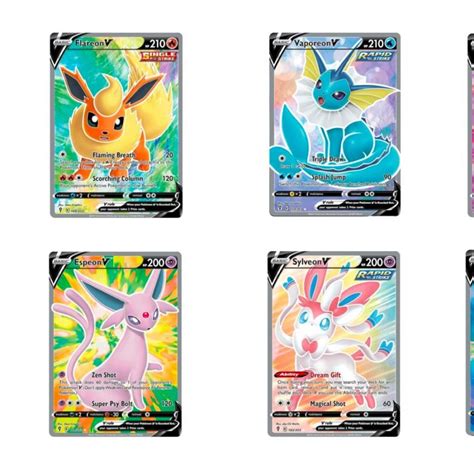 Eevee Evolutions New Pokemon Cards