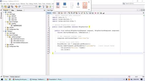 How To Run Servlet Program Youtube