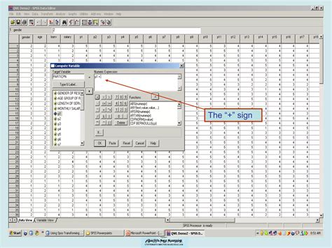Using Spss Compute Another Method Ppt