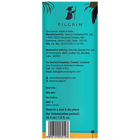 Buy Pilgrim White Lotus Natural Face Mist And Toner Alcohol Free For
