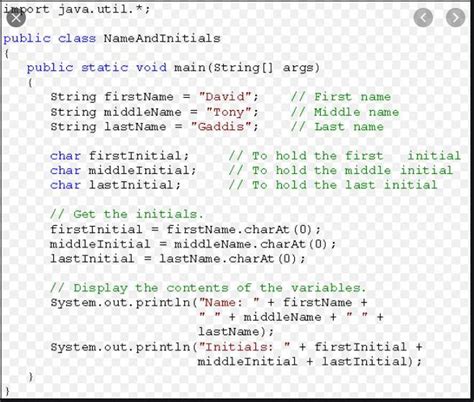 Wap A Program In Java To Accept The Full Name Of A Person And Print His