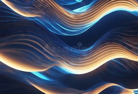futuristic motion blurred curve wavy gradient video loop animation