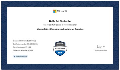 Nalla Sai Siddartha On Linkedin Im Happy To Share That Ive Obtained