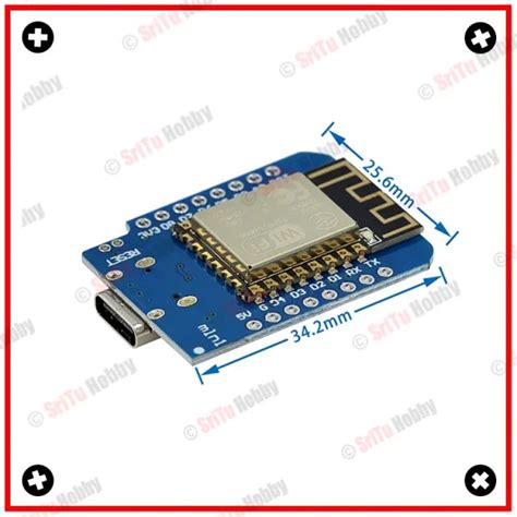 Esp8266 Esp 12f Ch340g V2 Wemos D1 Mini Wifi Development Board Sritu Hobby