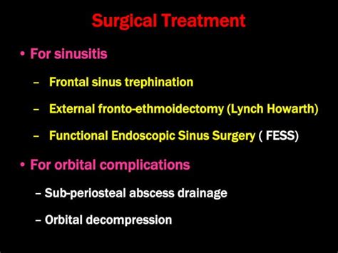 Complications Of Sinusitis Ppt