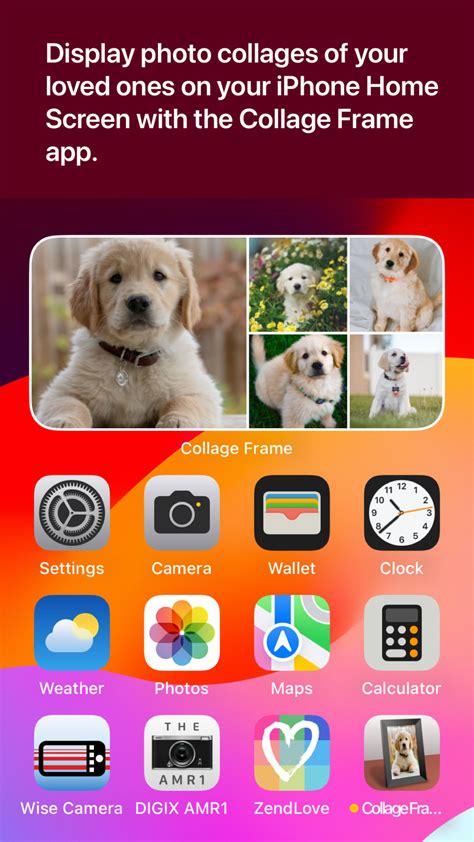 Collage Frame Widget For Iphone Download