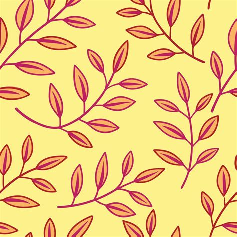 Foliate Branch Pattern Vector Art Icons And Graphics For Free Download