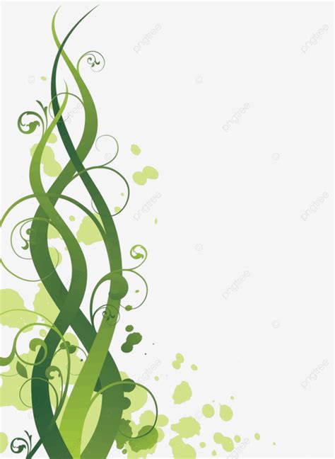 Vector Grunge Spring Illustration Curl Season Plant Vector Curl
