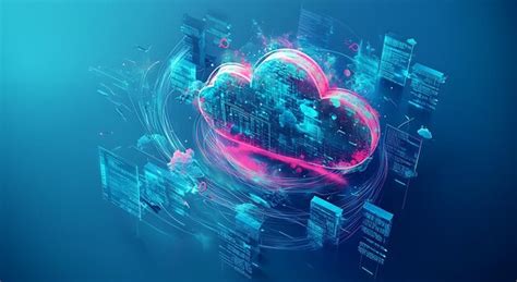 Cloud Computing The Future Of Digital Transformation Premium Ai Generated Image