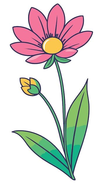 Premium Vector Lili Flower Vector Illustration Clip Art Design