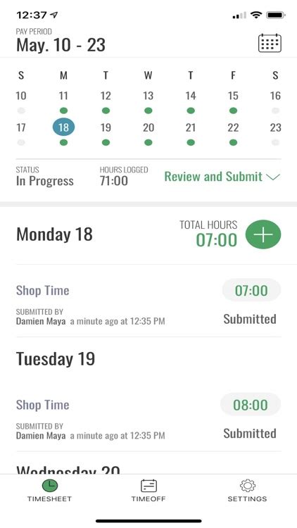 fx timecards by liquidframeworks