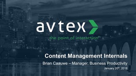 Spsstl Content Management Internals Ppt