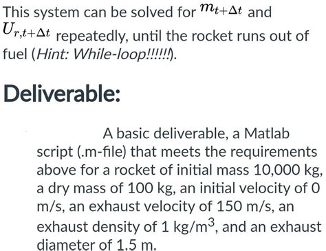 Solved Plots The Mass Acceleration And Velocity Of A