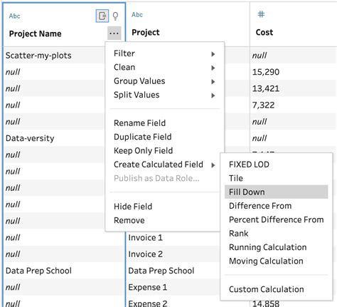 how to… fill down cells — preppin data